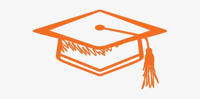 Graduationcap - Orange Graduation Cap Clipart Transparent PNG - 551x329 ...