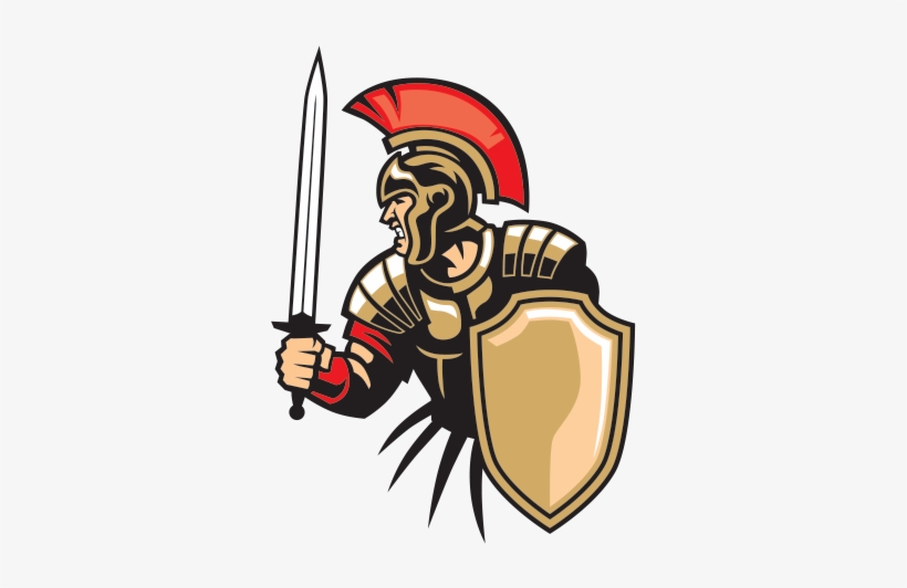Printed Vinyl Roman Soldier Warrior With Sword And - Roman Soldier Icon ...