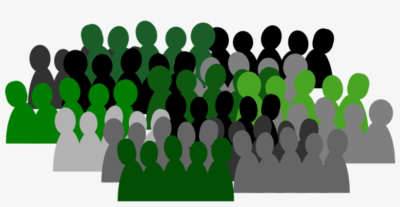 Green Crowd Clipart Png For Web Transparent PNG - 600x279 - Free ...
