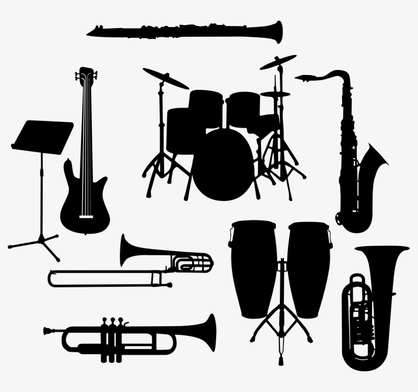 Clipart Of Band Instruments
