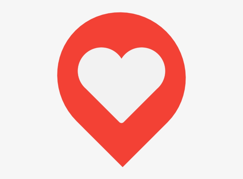 Download Love Map Marker - Heart - HD Transparent PNG - NicePNG.com