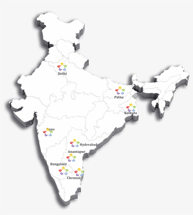 Our Reach - Ankleshwar In India Map Transparent PNG - 1781x1814 - Free ...