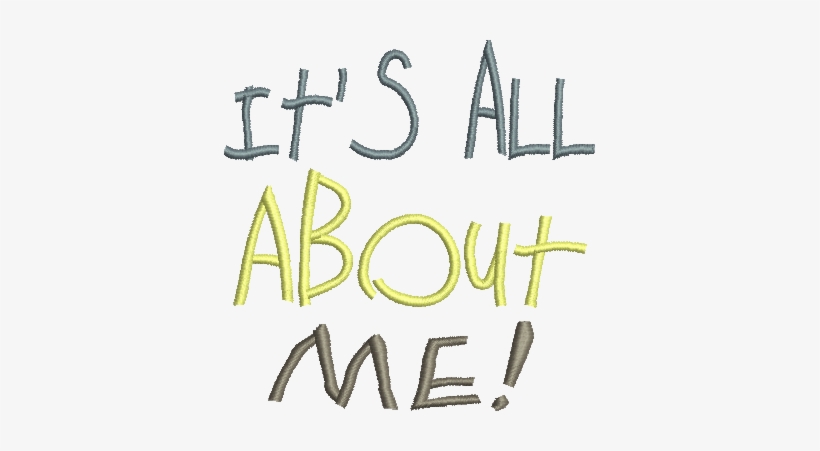 Embroidery Design - Designs All About Me Transparent PNG - 371x371 ...
