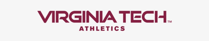 Download Virginia Tech Athletics Word Mark In Maroon On White ...