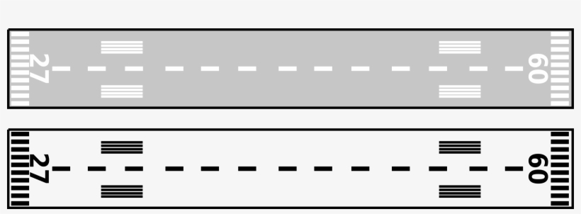 This Free Icons Png Design Of Airport Runway Transparent PNG - 2400x767 ...
