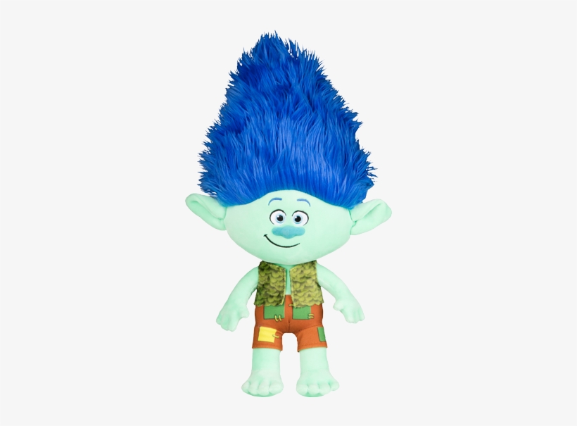 Trolls Branch 12" Plush - Figurine Transparent PNG - 600x600 - Free ...