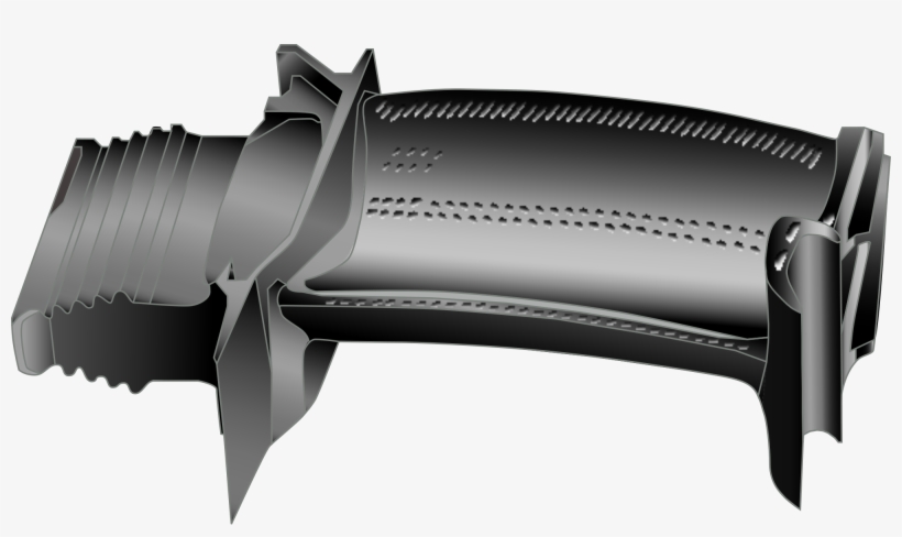 Turbine Blade - High Pressure Turbine Blade Transparent PNG - 2000x1094 ...