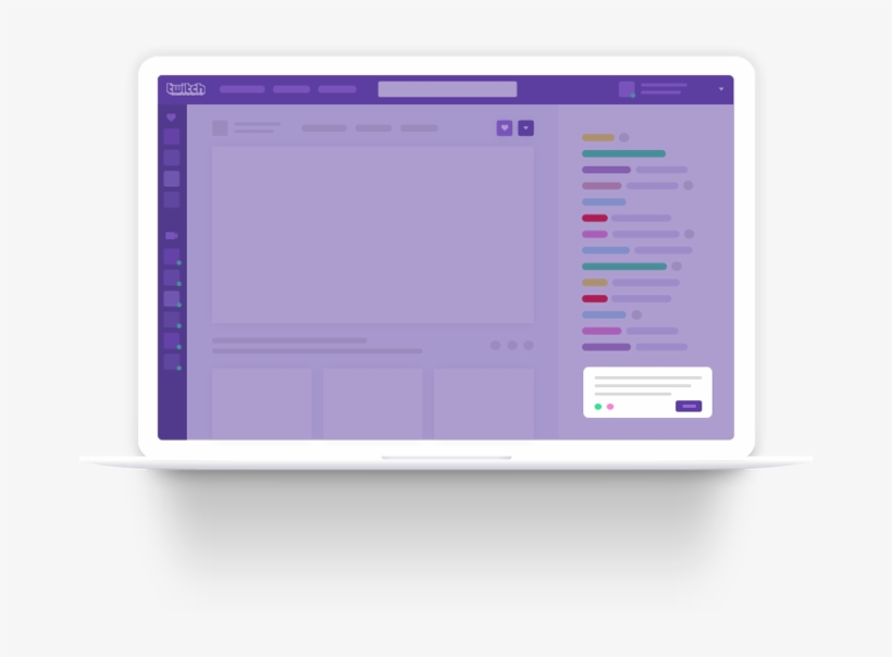 Twitch Extensions - Online Chat Transparent PNG - 674x524 - Free ...
