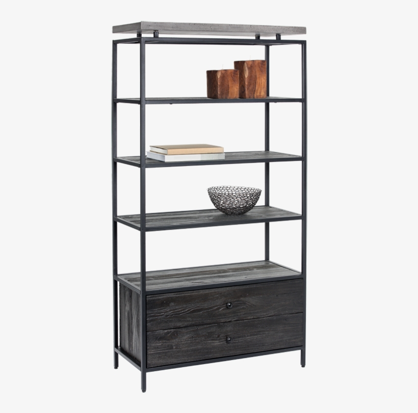 Sunpan Norwood Bookcase Transparent PNG - 1000x800 - Free Download on ...