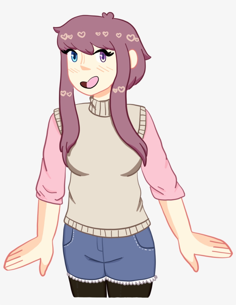 I Did Ddlc Fusions The First One Is Sayori Yuri, And - Monika Sayori ...