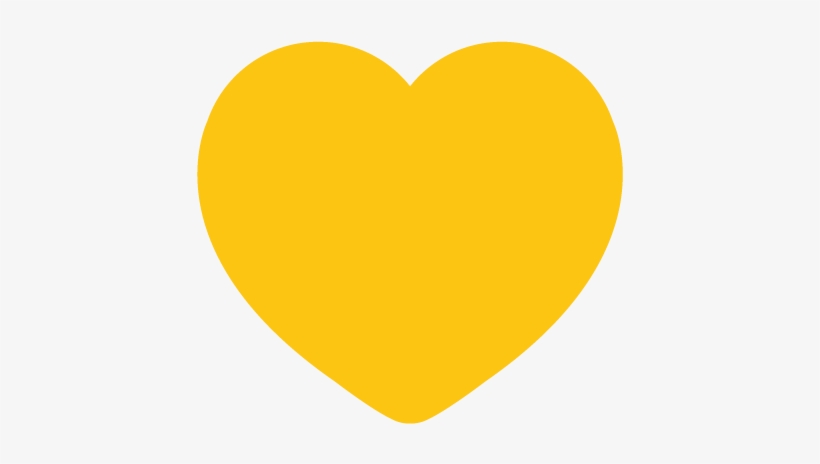 Yellow Heart Clip Art Transparent PNG - 432x390 - Free Download on NicePNG
