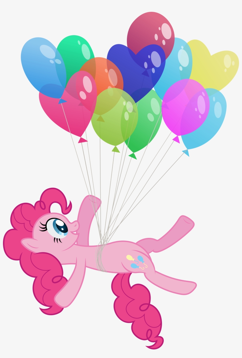 Pinkie Pie Rarity Twilight Sparkle Rainbow Dash Applejack - Balloon My ...