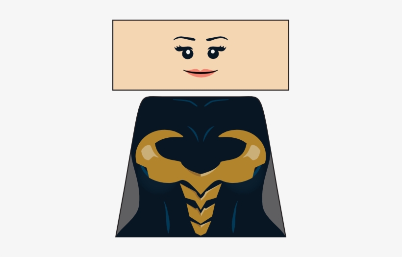 Wasp - Lego Female Face Decal Transparent PNG - 361x444 - Free Download ...