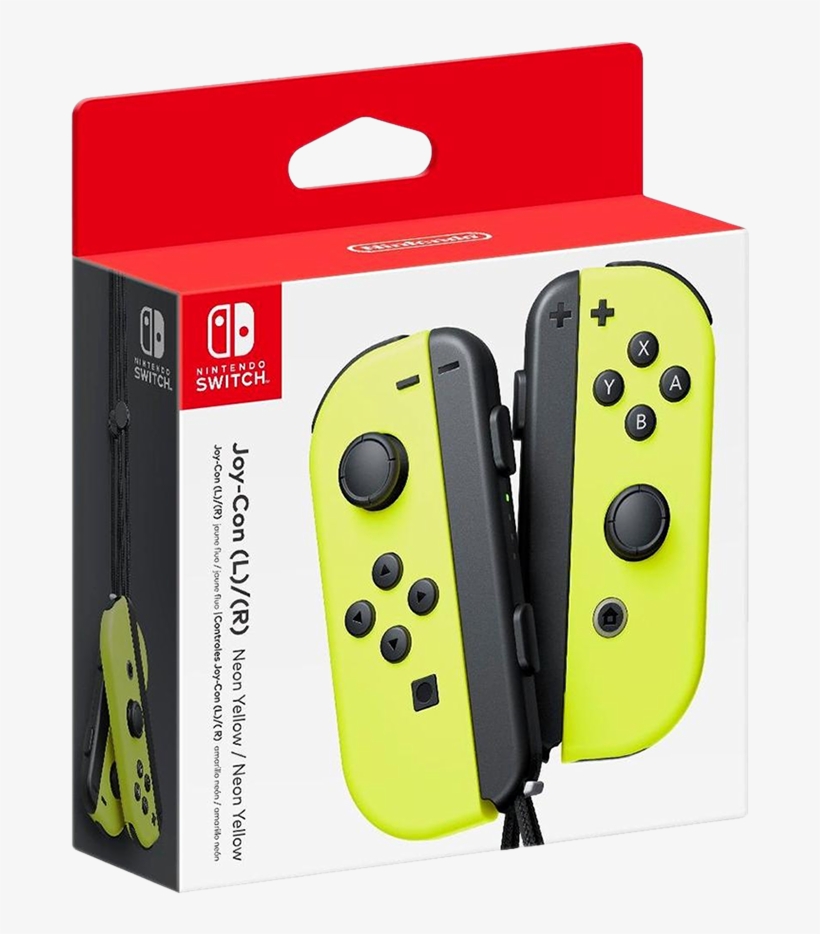 Nintendo Switch Yellow Joy Con Accessories Nintendo - Splatoon 2 Joy ...