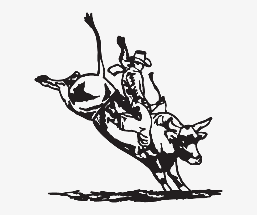 Bull Riding Drawings Easy Transparent PNG - 600x607 - Free Download on ...