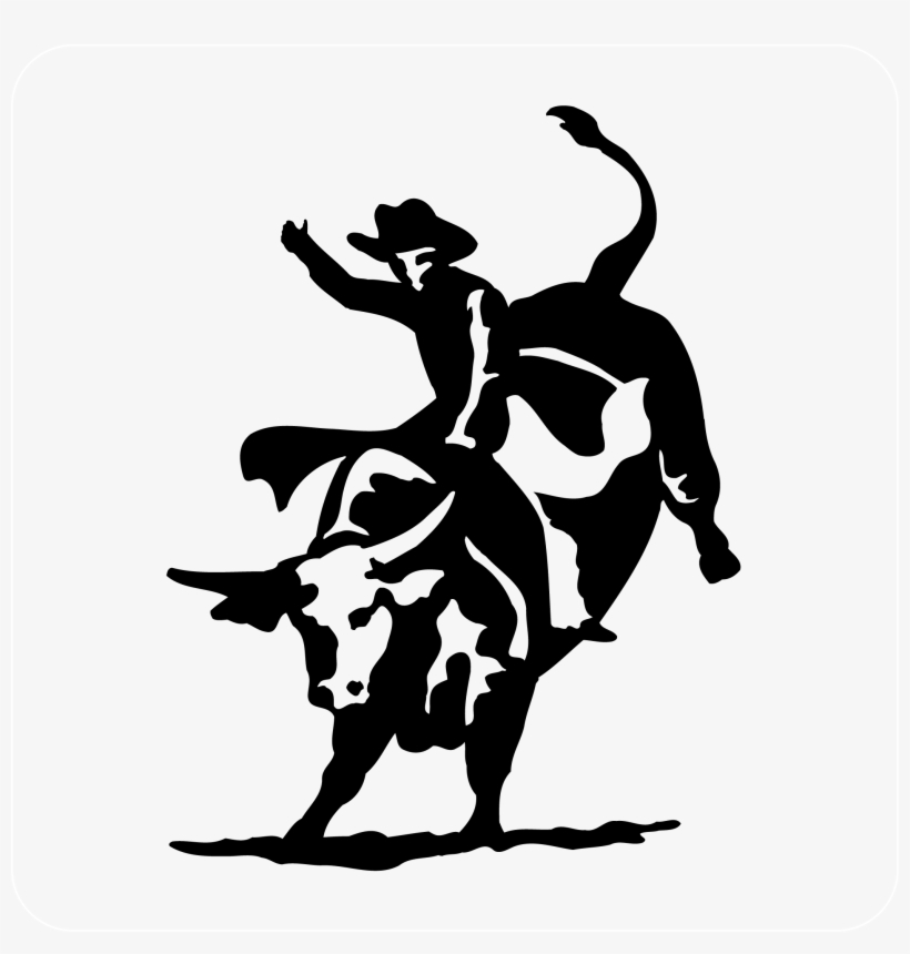 Bull Riding Decal - T Shirt Bull Riders Transparent PNG - 2088x2088 ...