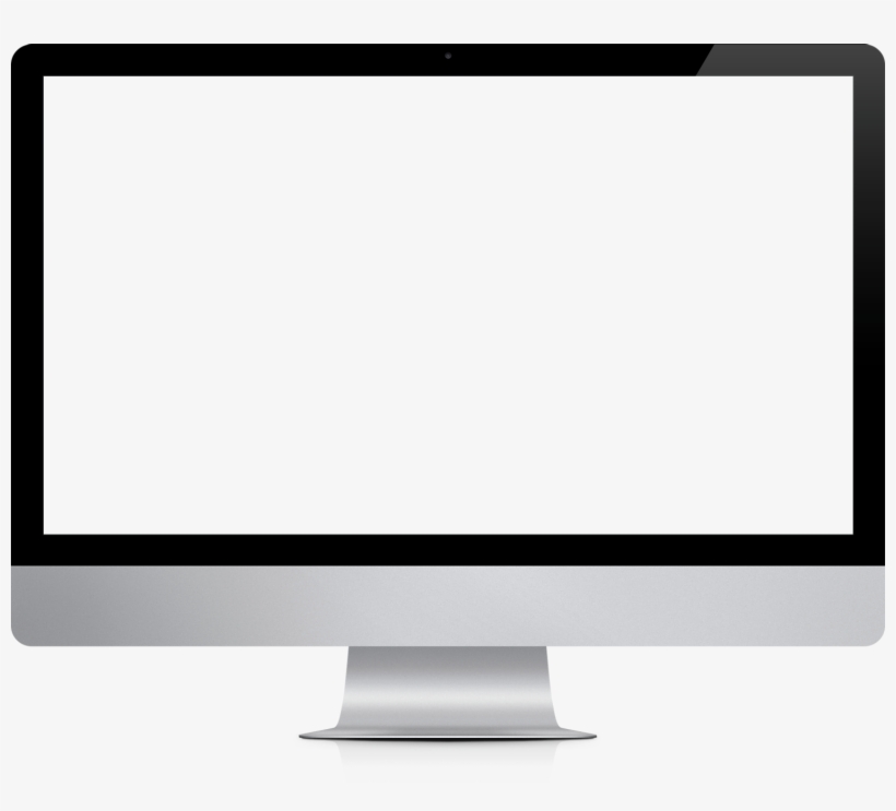 Imac Silhouette - Apple Imac 27 Inch Core I7-860 Quad-core 2.8ghz All-in-one Transparent PNG ...