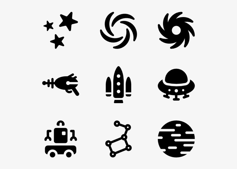 Space Sci-fi 40 Icons - Sci Fi Clip Art Transparent PNG - 600x564 ...