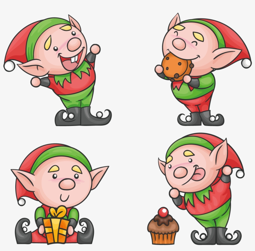 Santa Claus Clipart Face Expressions