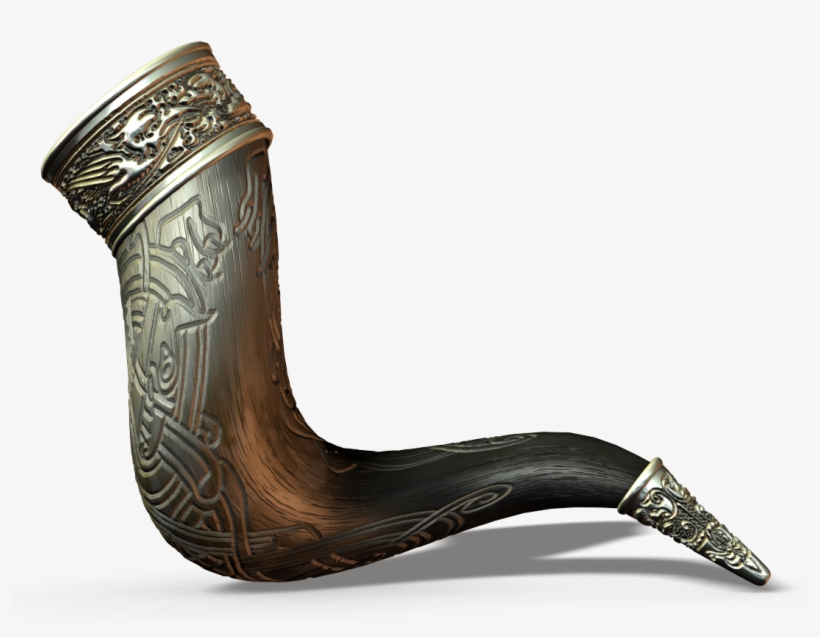 Viking Drinking Horn Vessels And Accessories Vikings - Hades Symbol ...