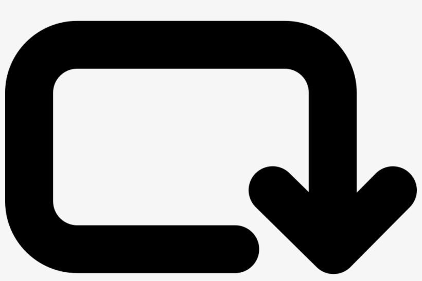 Arrow Of Rounded Rectangular Clockwise Rotation Comments - Portable ...