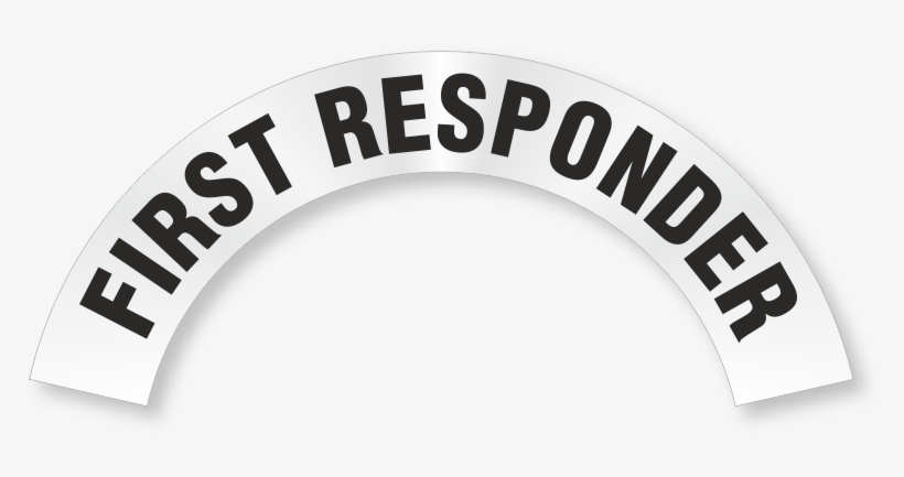 First Responder Reflective Hard Hat Rocker - Hazmat Tech Crescent ...