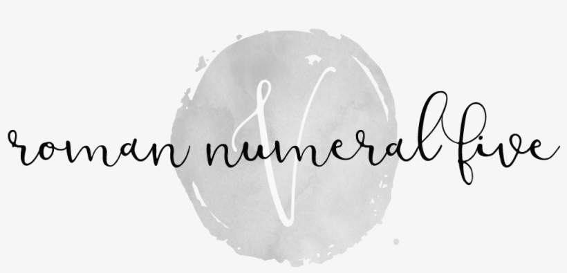 Roman Numeral Five - Poster Mit Bilderrahmen Handwritten Love - 24x30 ...