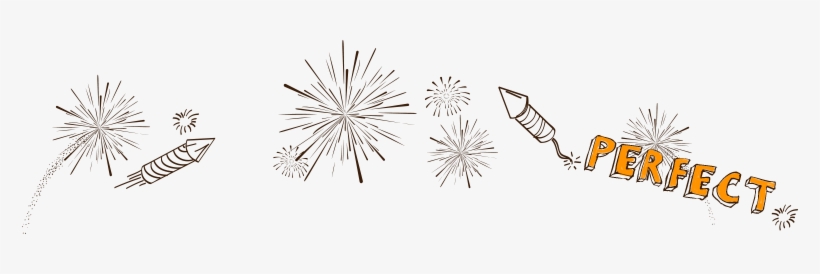 Fireworks » Fireworks - Fireworks Doodle Transparent PNG - 776x194 ...