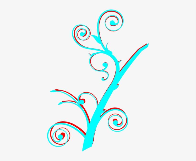 Gray Calligraphy Decorative Vintage Calligraphic Digital - Tree Branch ...