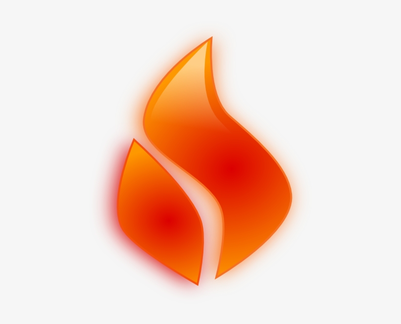 Single Flame Clipart - Holy Spirit Flame Transparent Background ...