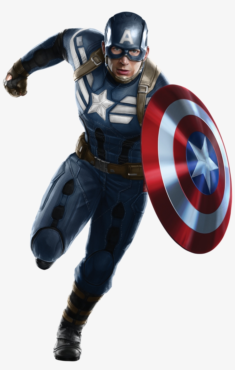 Catws Cap Running Render - Captain America Avenger Png Transparent PNG ...