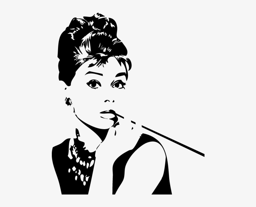 Audrey Hepburn Png Download - Audrey Hepburn Breakfast At Tiffany's ...