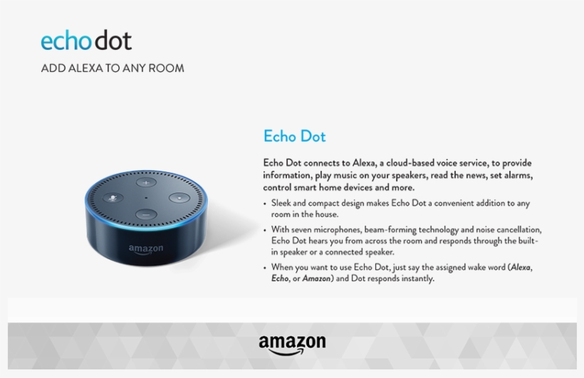 Overview - Amazon Echo Transparent PNG - 896x542 - Free Download on NicePNG