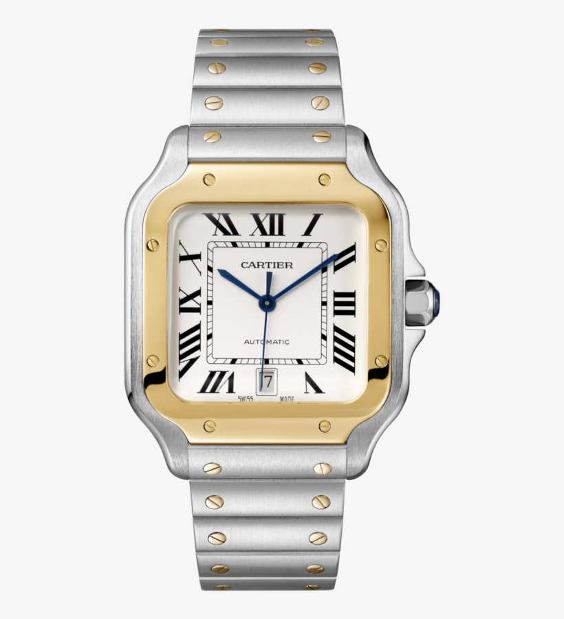 Santos De Cartier - Cartier Santos Watch Transparent PNG - 616x819 ...