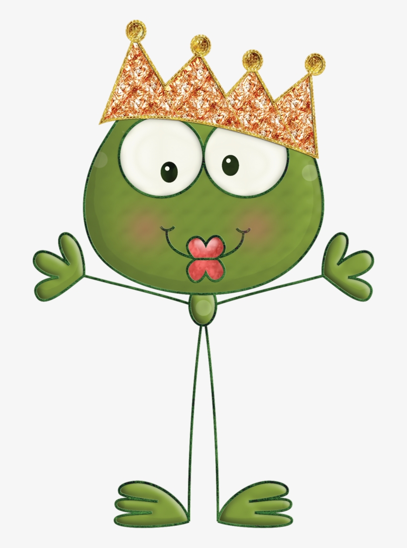 Frogs Clipart Princess Frog - Drawing Transparent PNG - 688x1024 - Free ...