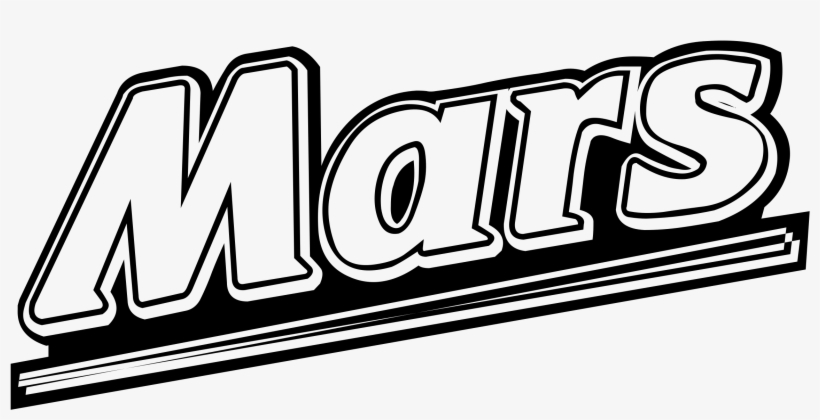 Download Mars Logo Png Transparent - Mars Chocolate Black And White ...