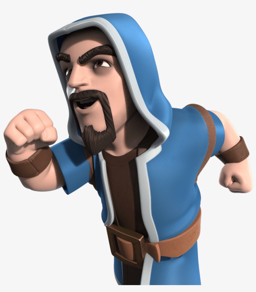 Wizard - Clash Royale Wizard Png Transparent PNG - 1024x1024 - Free ...
