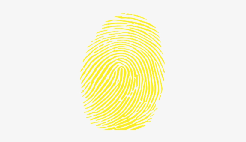 Download Fingerprint Clipart Transparent Background - Yellow Finger ...