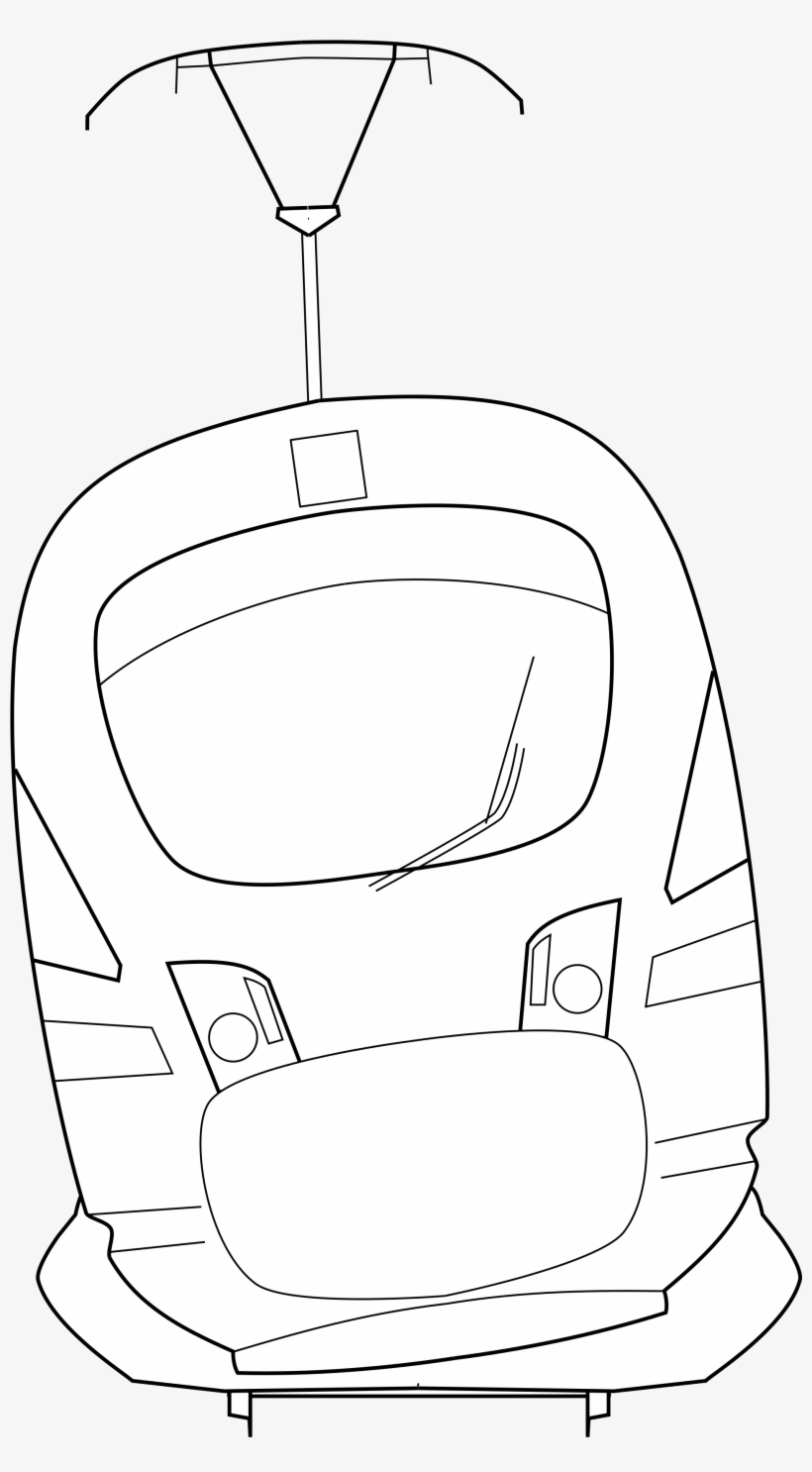 Open - Train Drawing Front View Transparent PNG - 2000x3459 - Free ...