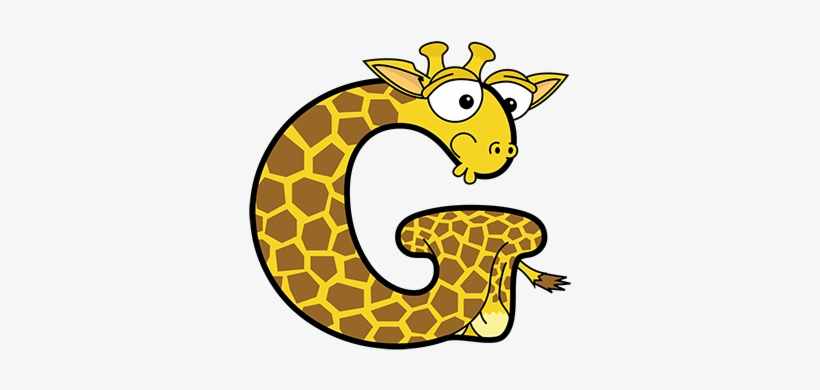 Animals That Start With G - Alphabetimals Giraffe Transparent PNG ...