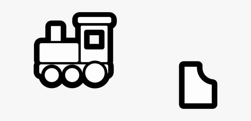 Download Front Train Engine Clip Art - Simple Train Line Drawing - HD ...