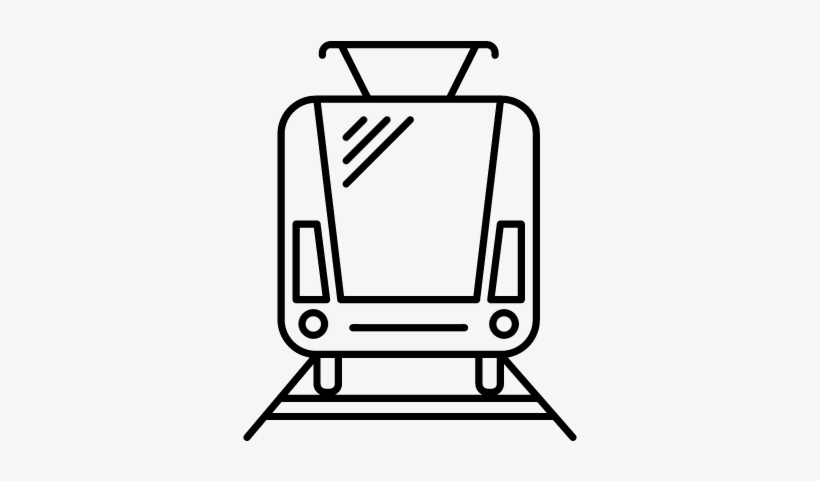 Train Front View Vector