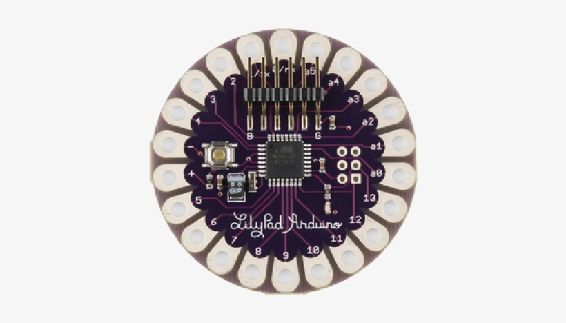 Lilypad Arduino Kit By Amx3d - Lilypad Arduino Main Transparent PNG ...