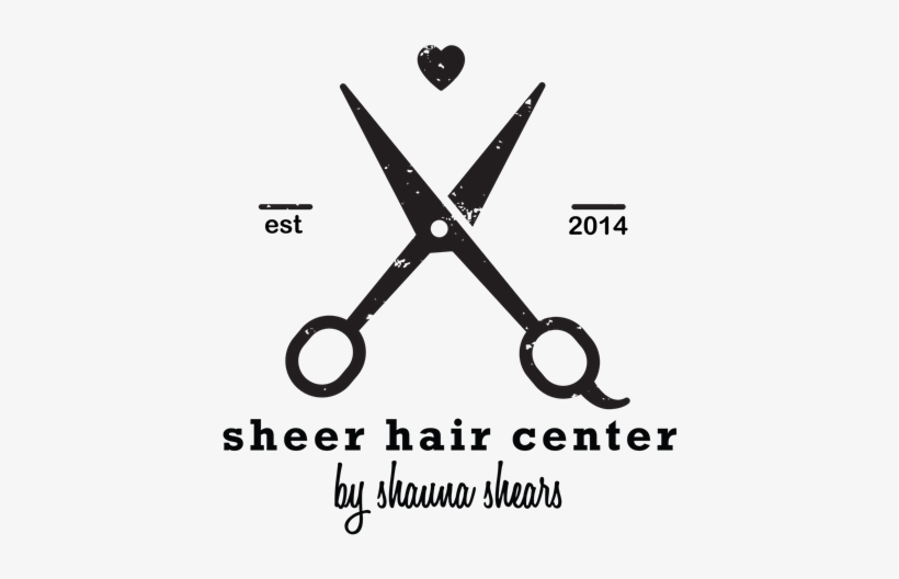 Sheer Hair Center By Shauna Shears - Hair Shears Logo Transparent PNG ...