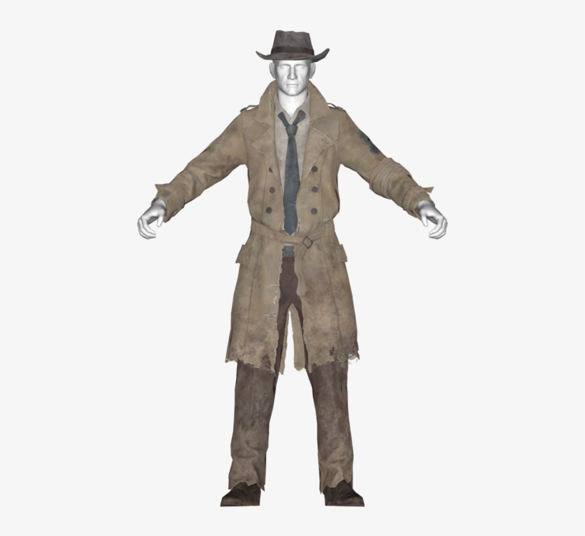 Faded Trench Coat - Fallout 4 Chinese Submarine Uniform Transparent PNG ...