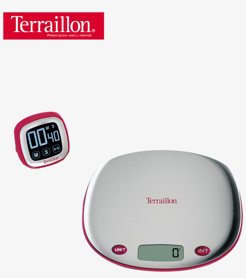 Electronic Kitchen Scale - Terraillon Kitchen Scales Transparent PNG ...