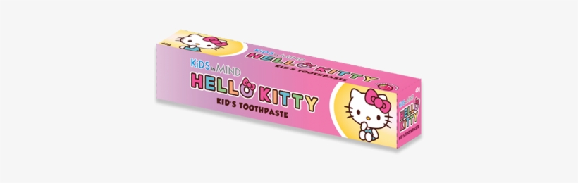 Hello Kitty Strawberry Kids Toothpaste 40g - Toothpaste Transparent PNG ...