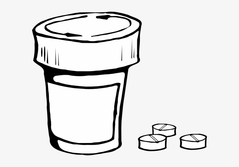 Advil Bottle Drawing