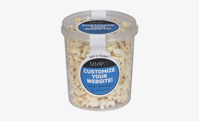 Custom Label - Kettle Corn Transparent PNG - 400x420 - Free Download on ...