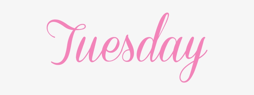 Tuesday Pink - Wedding Invitation Font Clipart Transparent PNG ...